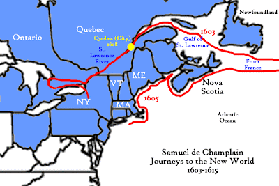 Lym's own house: Samuel De Champlain